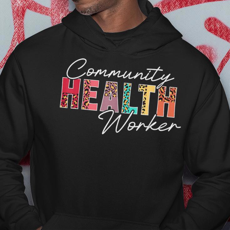 Community Health Worker Appreciation Leopard Hoodie | Mazezy