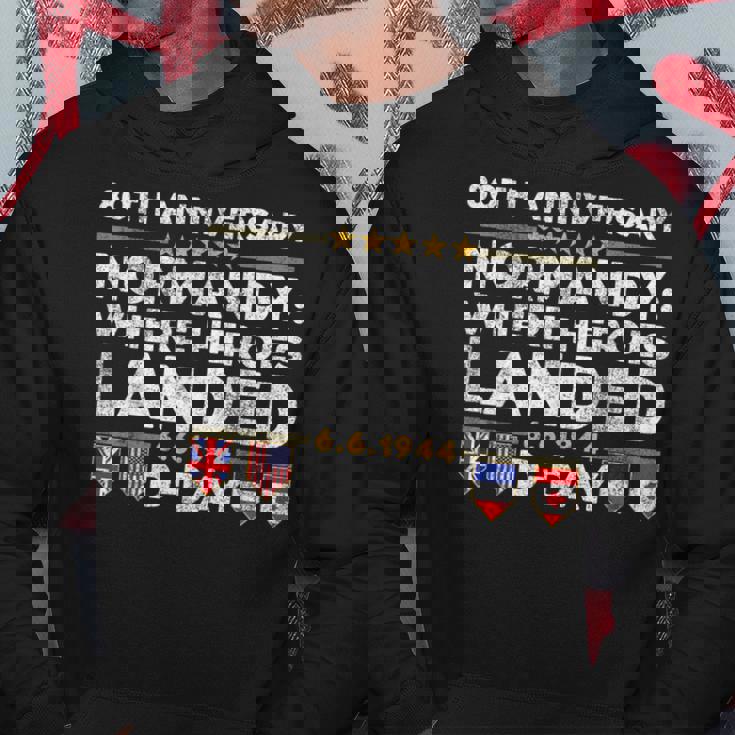 D-Day 80Th Anniversary Normandy Where Heroes Landed Outfit Hoodie ...