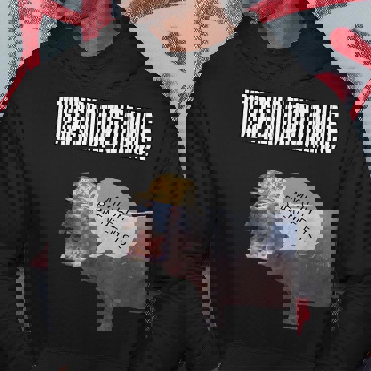 Dependapotamus Dependa Military Meme Hoodie - Monsterry