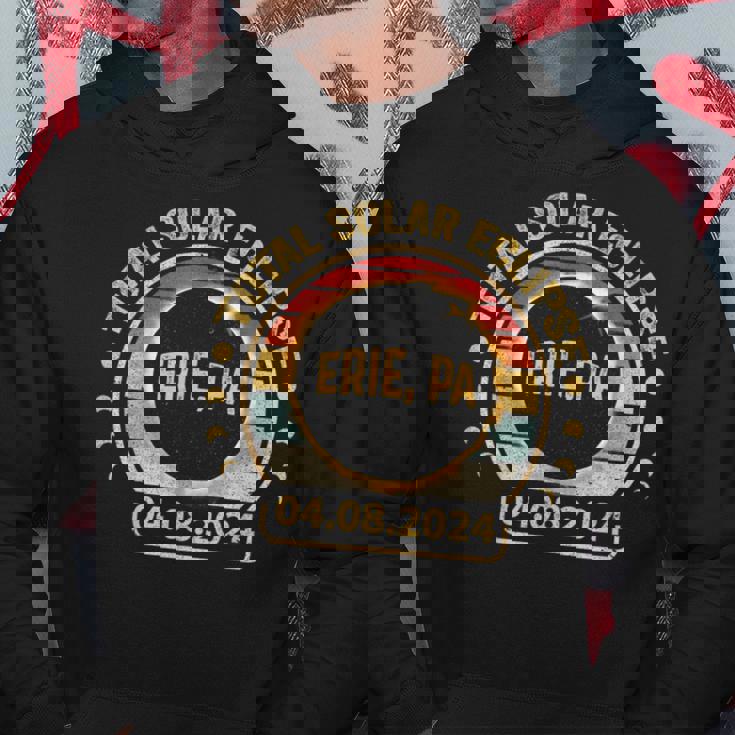 Erie Pa Pennsylvania Total Solar Eclipse Party 2024 Totality Hoodie - Monsterry