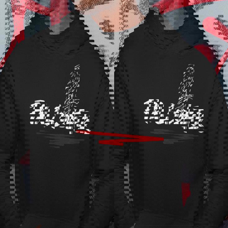 Falconer Falconry Falcons Hunting Bird Of Prey Falconer Hoodie - Monsterry