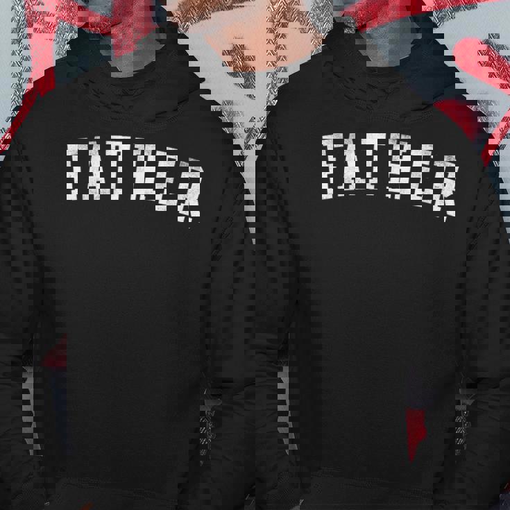 Father Classic Bold Font Father's Day Father Hoodie | Mazezy