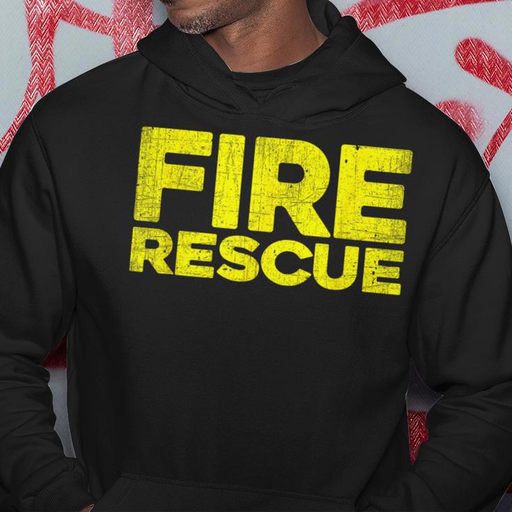 Fire Rescue Firefighter Fireman Fire-Rescue Department Hoodie - Thegiftio