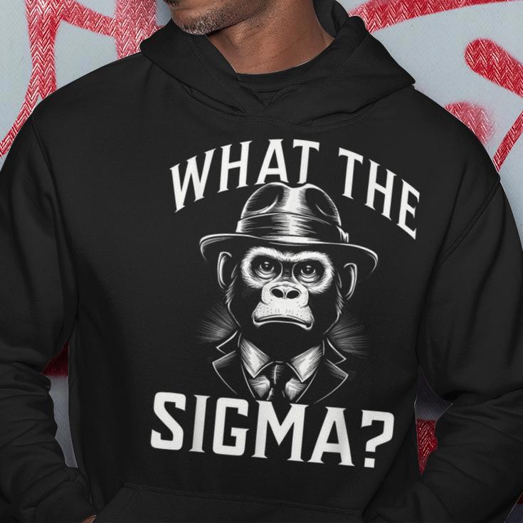 Ironic Meme Quote What The Sigma Meme Hoodie | Mazezy