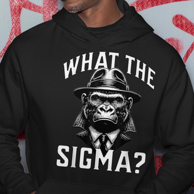 What The Sigma Ironic Meme Brainrot Quote Hoodie - Seseable