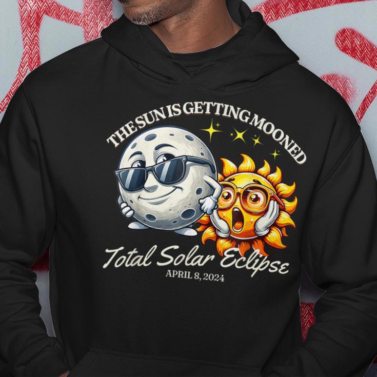 Solar Eclipse April 2024 Sun Is Getting Mooned Hoodie - Monsterry