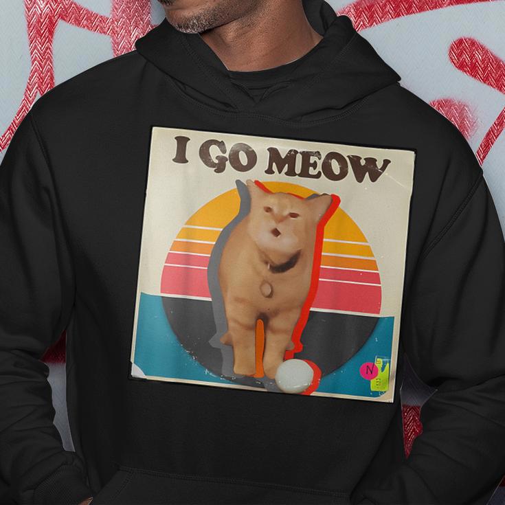 I Go Meow Singing Cat Meme Hoodie | Mazezy