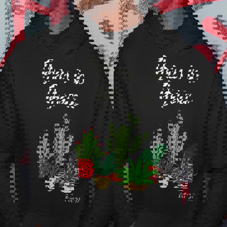 Grow In Grace Bible Verse Inspirational Scripture Christian Hoodie ...