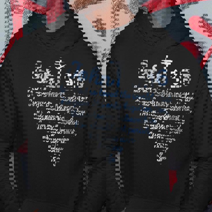 John 316 For God So Loved The World Jesus Hoodie - Monsterry