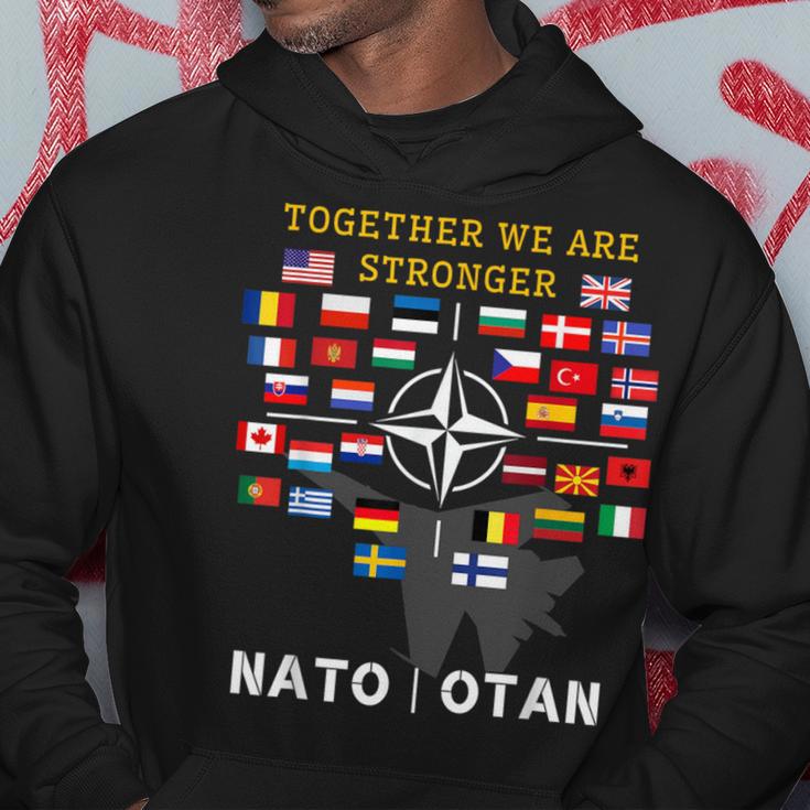 Nato Otan With Finland And Sweden Together We Are Stronger Hoodie ...