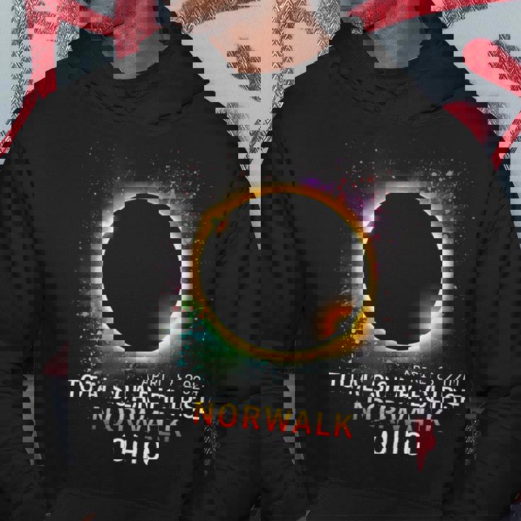Norwalk Ohio Total Solar Eclipse April 8 2024 Hoodie | Mazezy