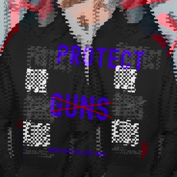 Protect Children Not Guns Orange End Gun Violence Hoodie - Monsterry