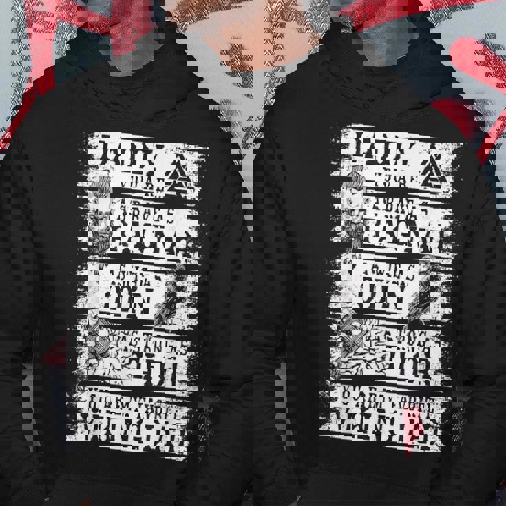 Retro Norse Mythology & Viking Saying Best Viking Daddy Hoodie - Monsterry