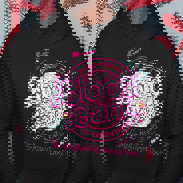 Retro Pink Lab Week 2024 Blood Bank Laboratory Lab Tech Hoodie | Mazezy