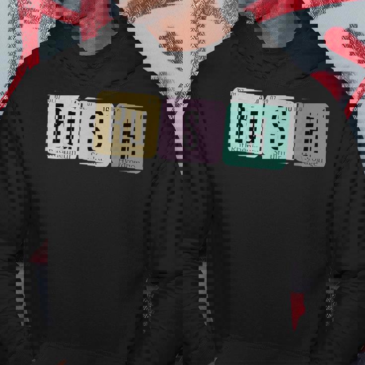 Rush Ru-S-H Periodic Table Elements Hoodie - Monsterry