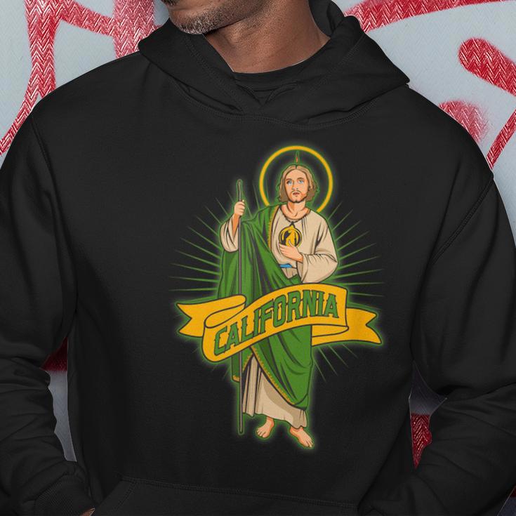 San Judas Tadeo Con California Usa Hoodie - Monsterry