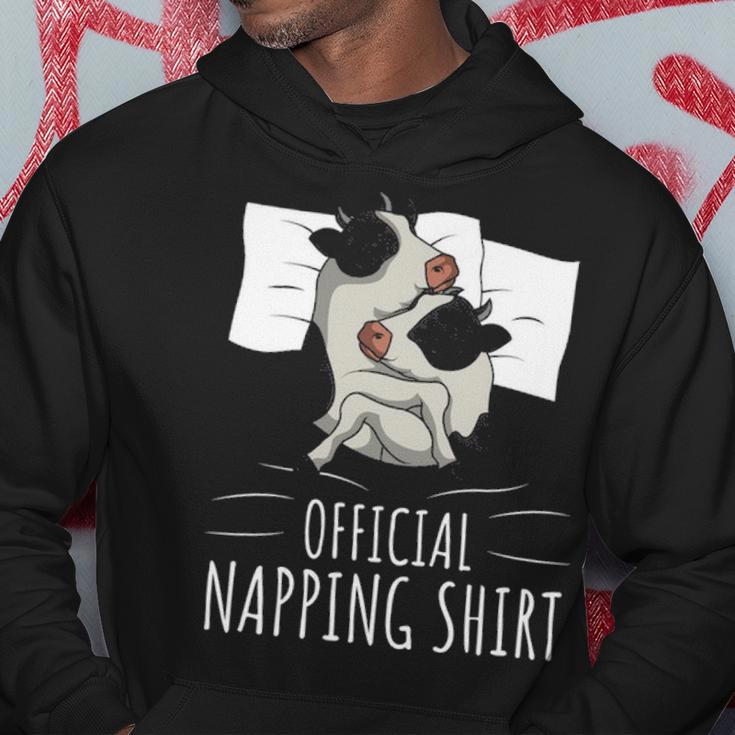 Sleeping Cow Farmer Official Napping Cows Hoodie | Mazezy