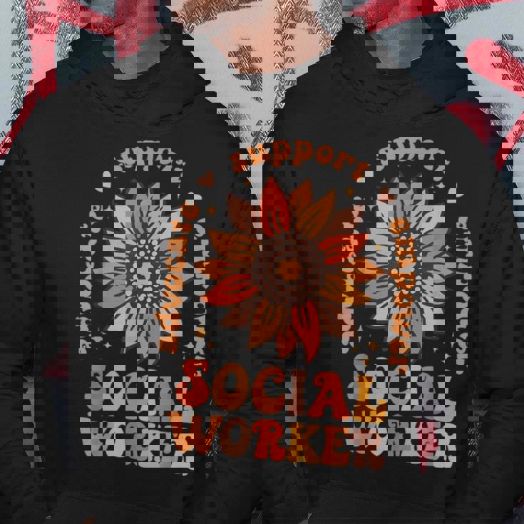 Social Worker Advocate Support Empower Social Worker Hoodie | Mazezy