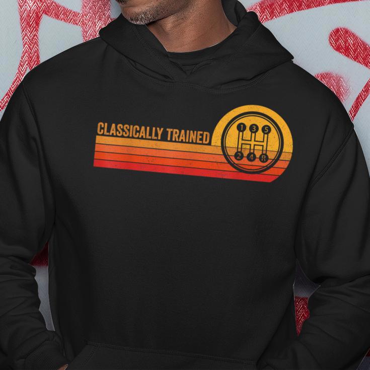 Stick Driver Classically Trained Manual Transmission Retro Hoodie ...