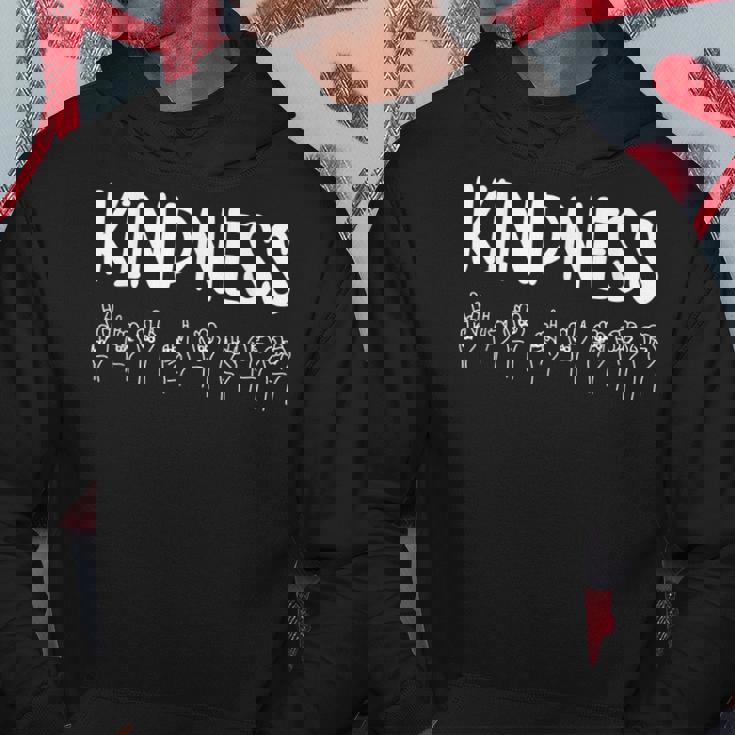 Stop Bullying Kindness Matters Sign Language Hoodie - Monsterry