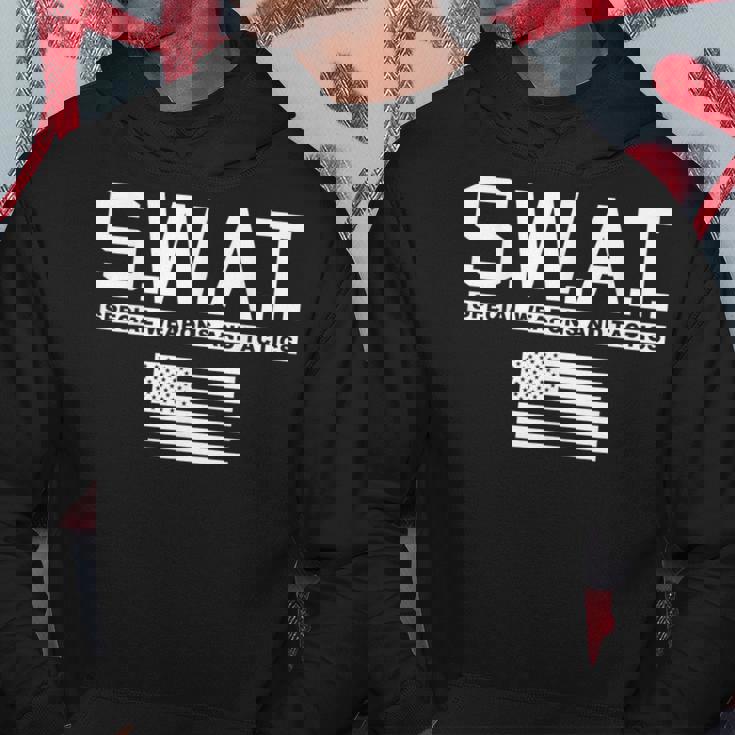 Swat Special Weapons And Tactics Police SWAT Hoodie - Monsterry