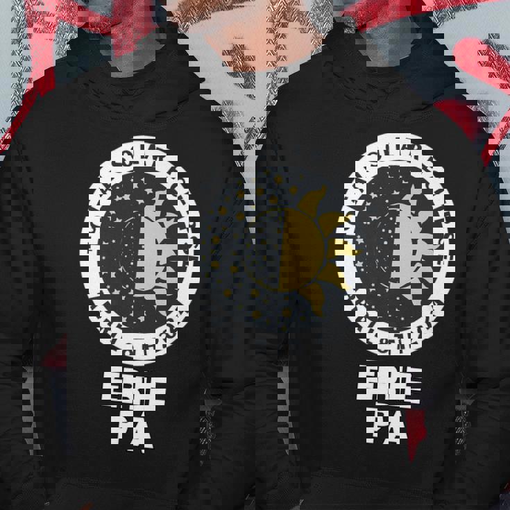 Total Solar Eclipse Erie Pennsylvania Totality 2024 Hoodie - Seseable