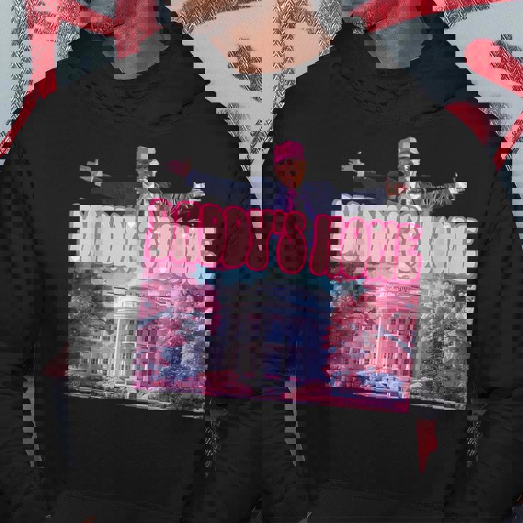 Trump 2024 Take America Back Daddy's Home Trump Pink 2024 Hoodie ...