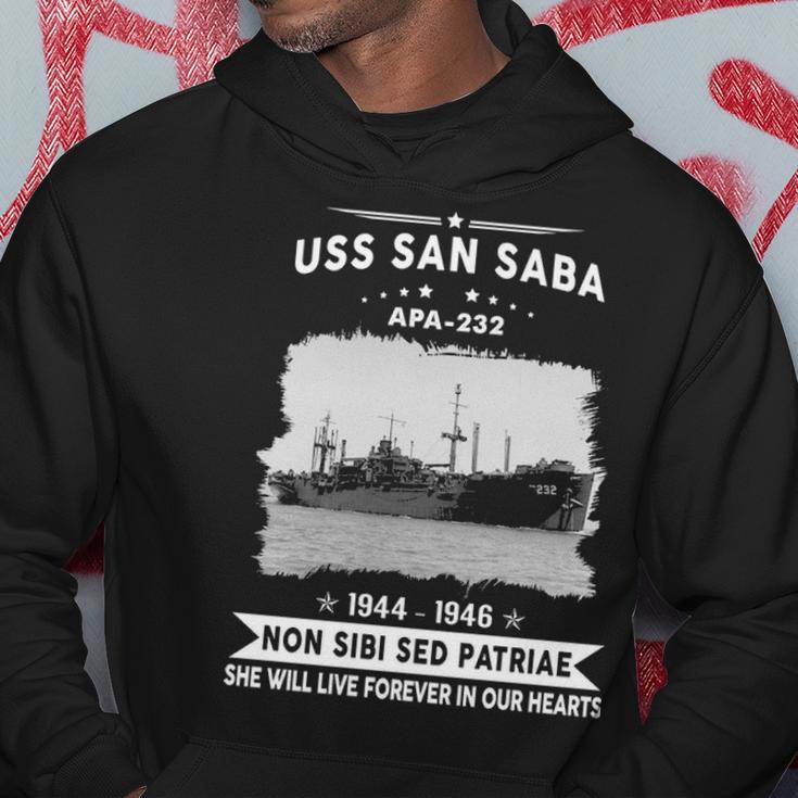 Uss San Saba Apa Hoodie | Mazezy