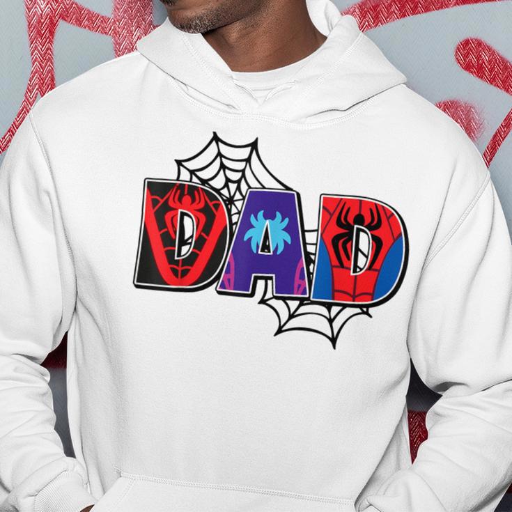 Spider Dad For Male Parents Spider Love Hoodie - Seseable