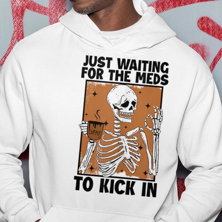 Just Waiting For The Meds To Kick In Spoonie Disabled Hoodie | Mazezy