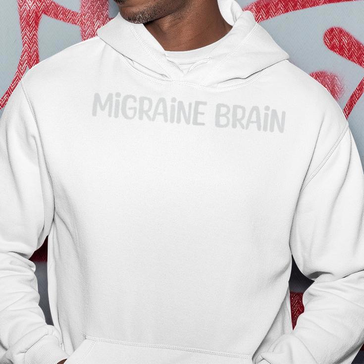 Migraine Brain Chronic Illness Spoonie Headache Hoodie | Mazezy