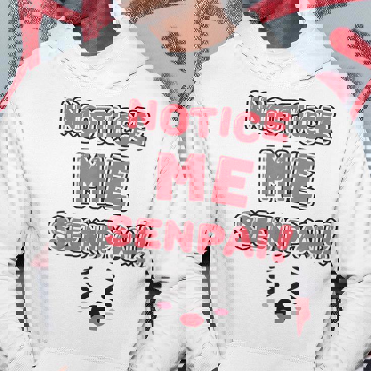 Notice Me Senpai Anime Manga Hoodie - Monsterry