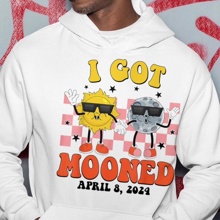 Total Solar Eclipse I Got Mooned April 8 2024 Sun And Moon Hoodie ...