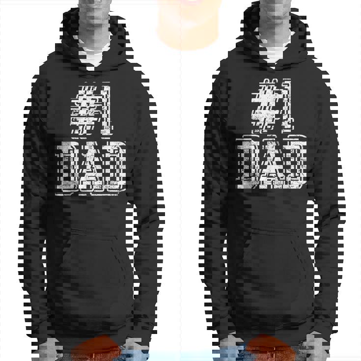 1 Dad Best Dad Fathers Day Number One Dad T-Shirt | Mazezy