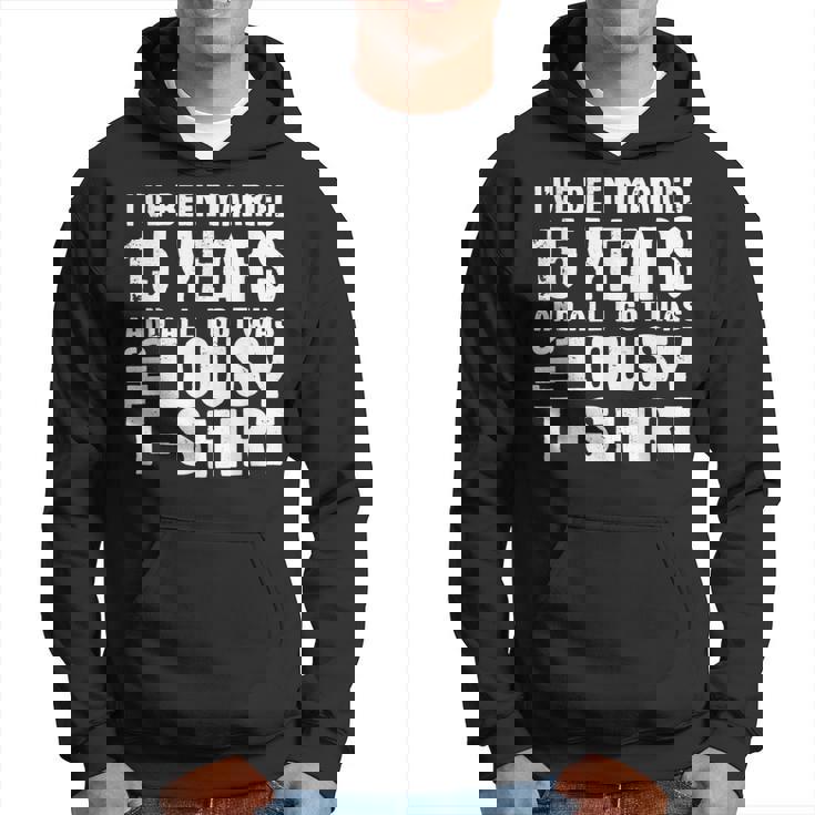 15Th Year Anniversary Fifn Wedding Married Hoodie - Monsterry AU