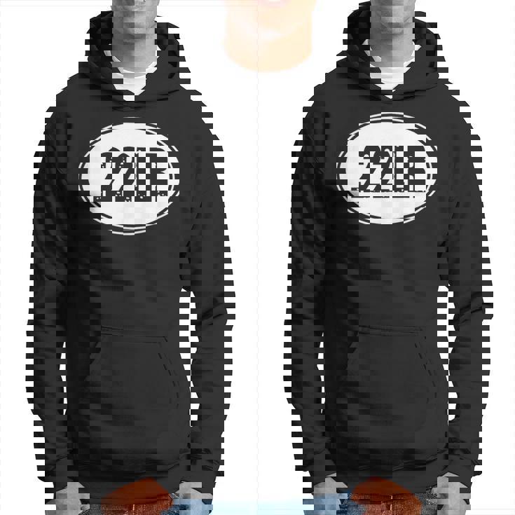 22Lr Pistol Rifle 22 Gun Ammo Round Size Hoodie - Monsterry