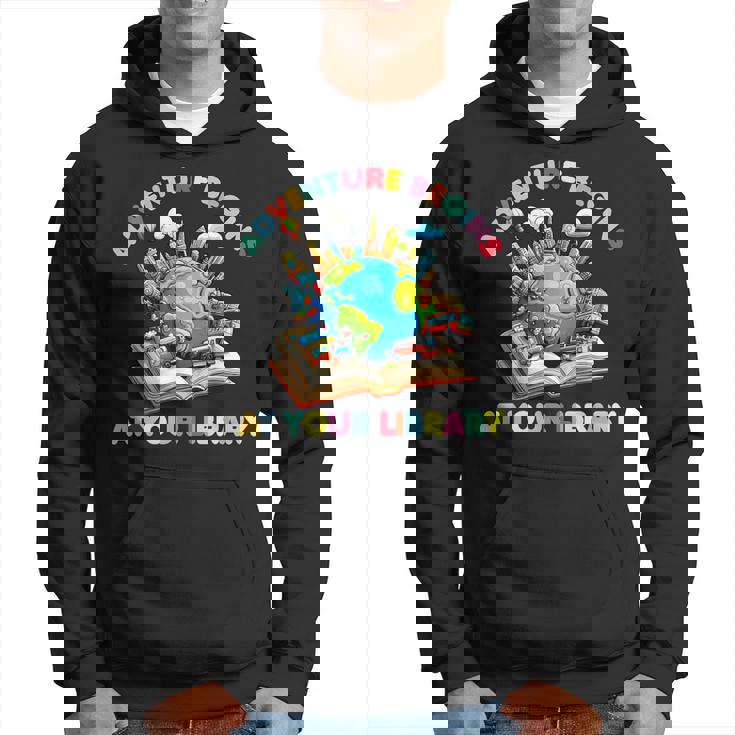 Adventure Begins At Your Library Summer Reading 2024 Earth T-Shirt | Mazezy