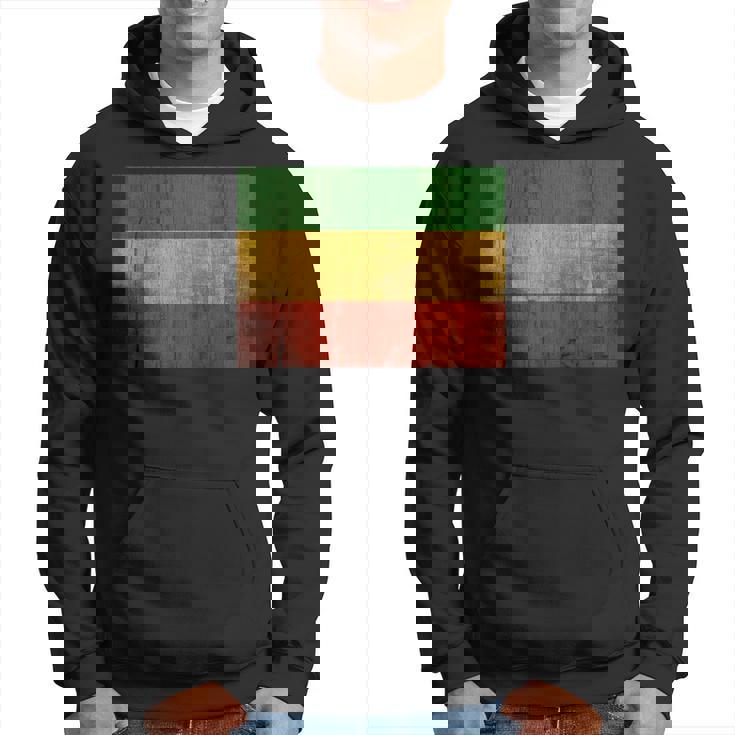 African Ethiopian Flag Reggae & Rastafari Africa Jamaica Hoodie - Monsterry