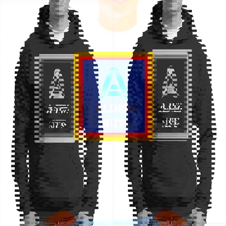 Aldeez Nuts Meme Deez Nuts Corner Logo Hoodie - Monsterry
