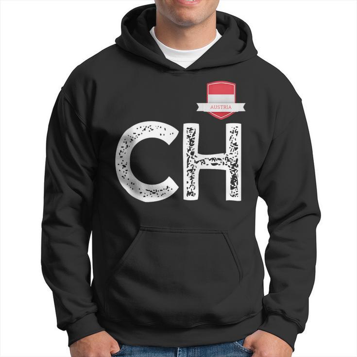 Austria Human-Flag Letter C And H Austria Österreich Hoodie | Mazezy