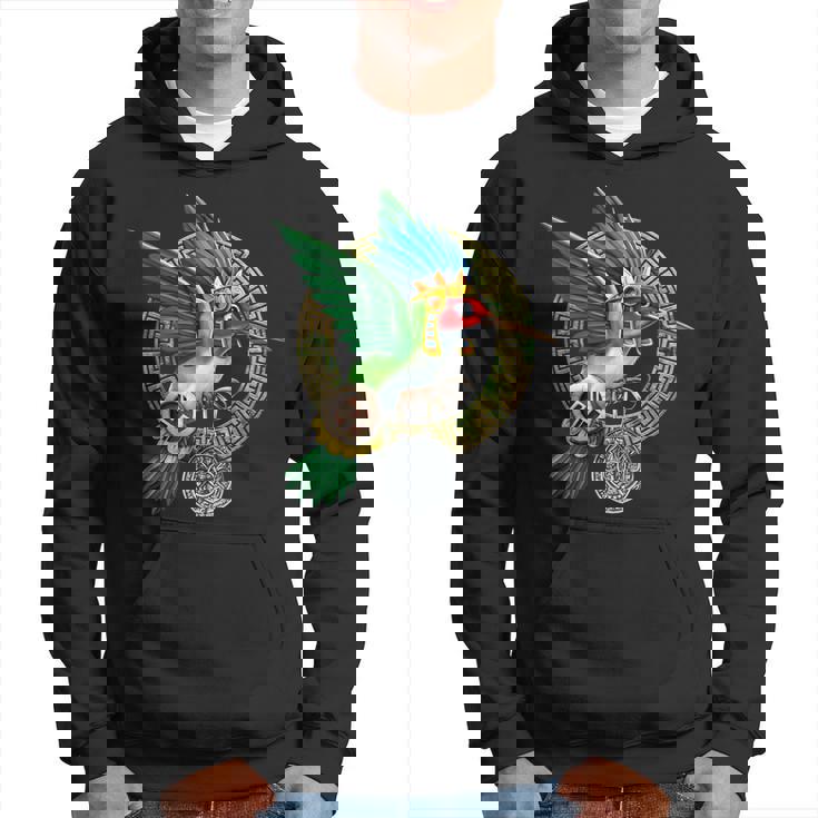 Aztec God Huitzilopochtli Hummingbird Mayan Colibri Bird Hoodie - Thegiftio