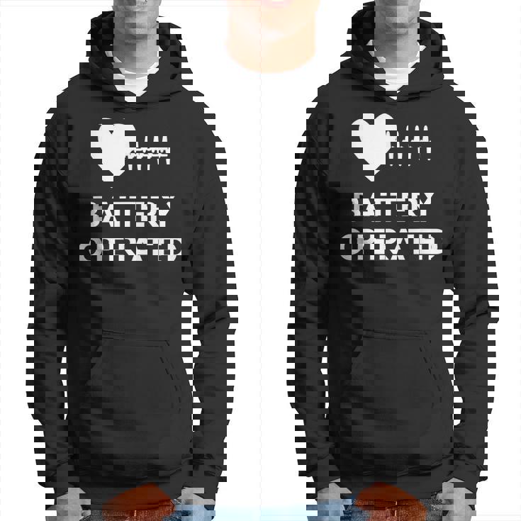 Battery Heart Implantable Cardioverter Defibrillator Hoodie - Monsterry