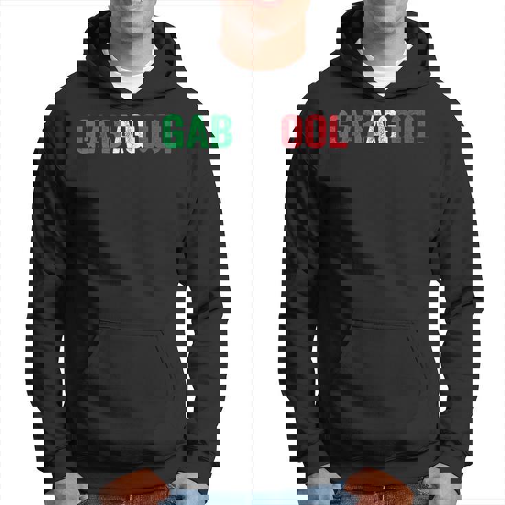 Gabagool Capicola Italian Slang Italy Flag Vintage Hoodie - Monsterry