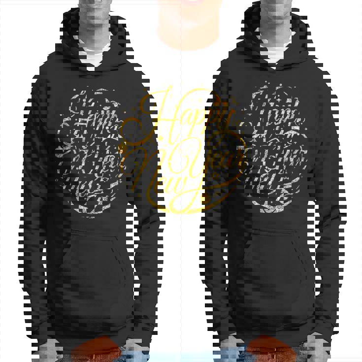 Happy New Year New Years Eve Countdown Confetti Hoodie | Mazezy