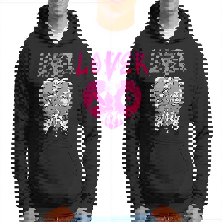 Pink Loser Lover Pink Drip Heart Plus Triple Pink Matching Men's T ...