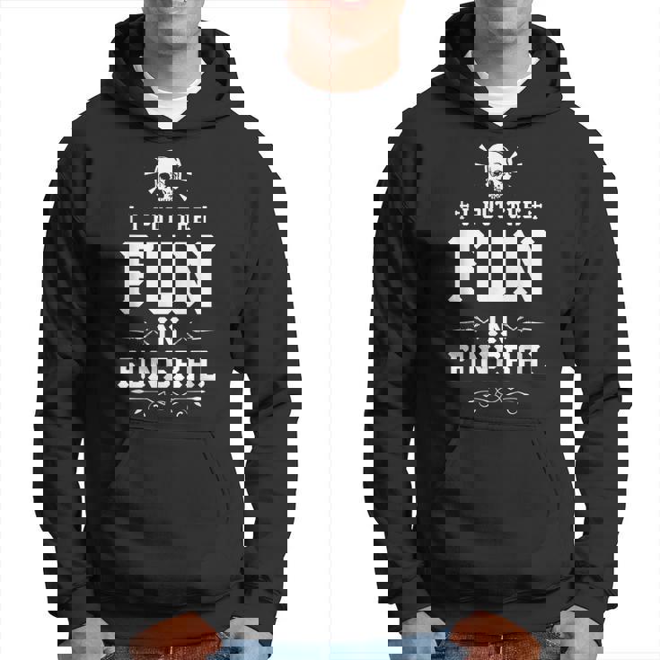 I Put The Fun In Funeral Mortician Embalmer Funeral Director Hoodie - Monsterry