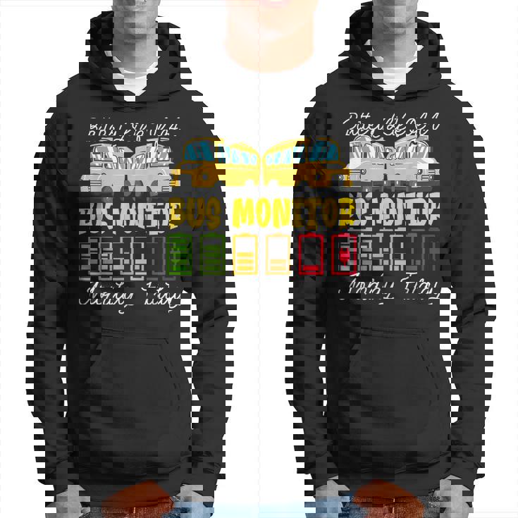 School Bus Monitor Bus Aide Attendant Bus Monitor Hoodie - Seseable