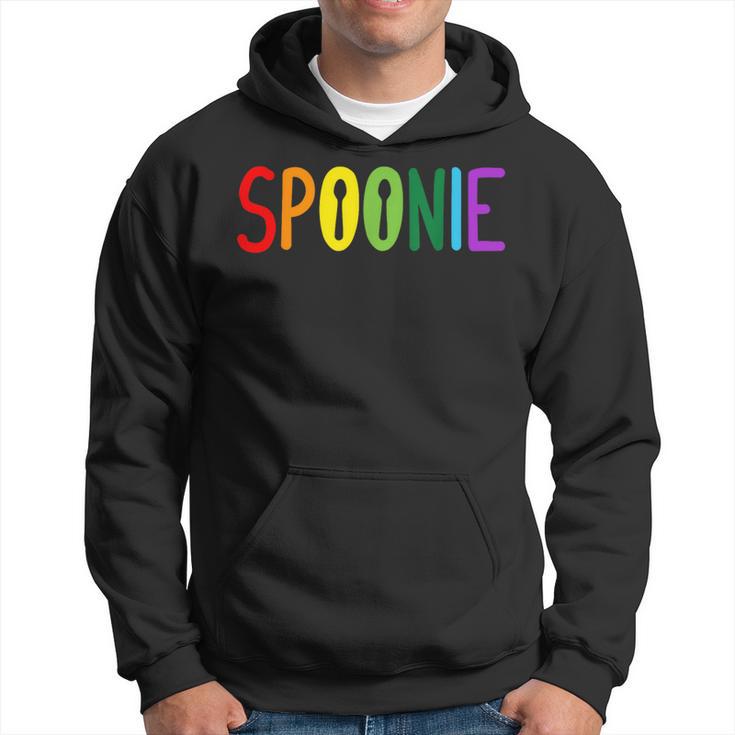 Spoonie Ehlers Danlos Syndrome Black And White Zebra Stripe Hoodie | Mazezy