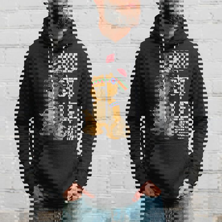 Bear Hustle Over Everything Native American Spirit Hoodie - Monsterry