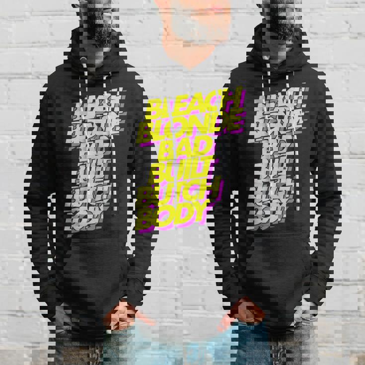 Bleach Blonde Bad Built Butch Body Anti-Maga Hoodie | Mazezy